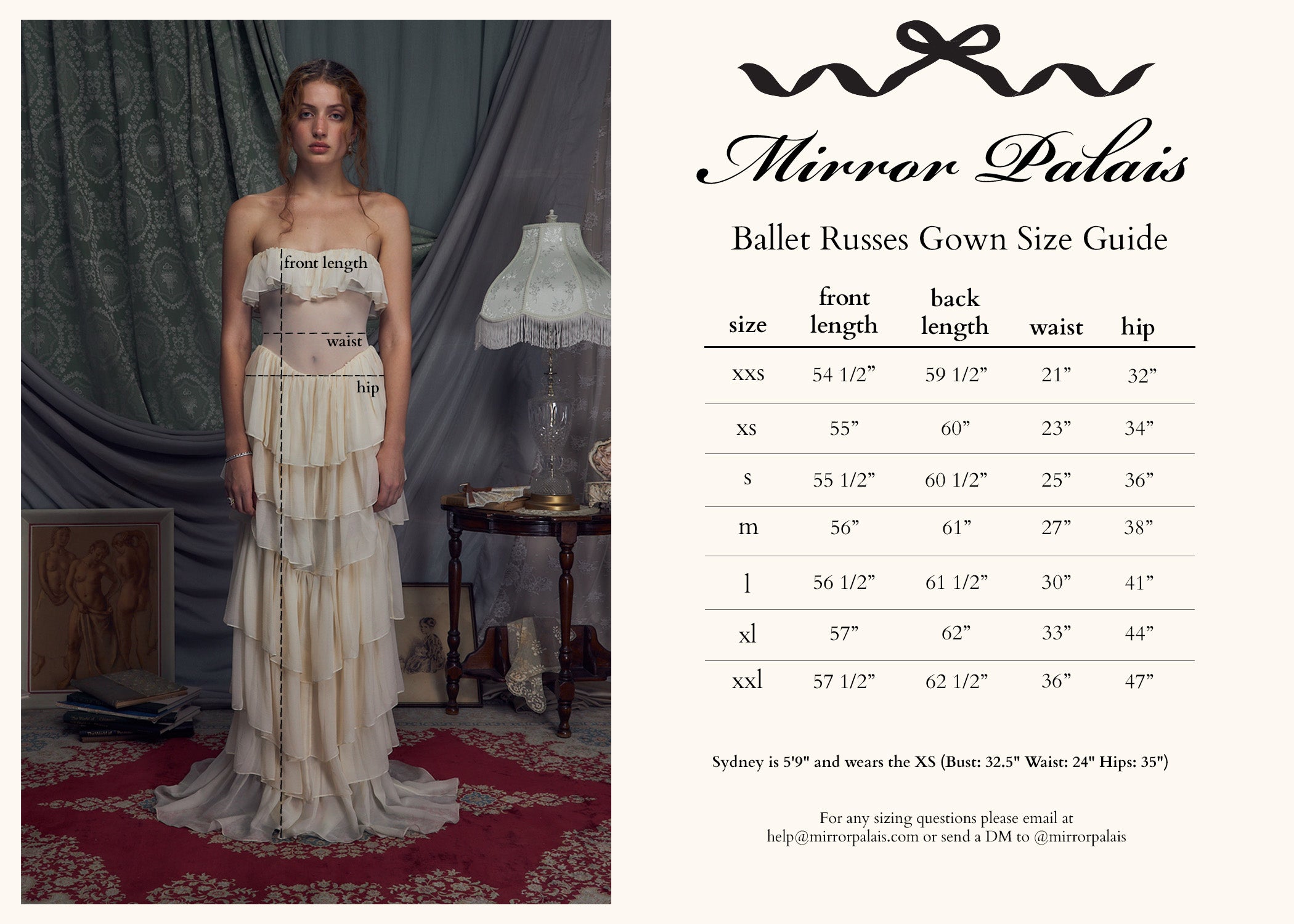 Ballet Russes Gown - Mirror Palais