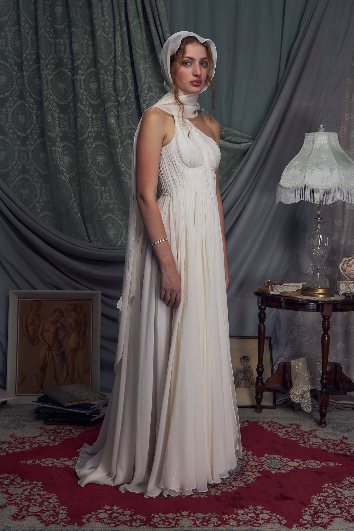 The Hellenistic Gown in Alabaster – Mirror Palais